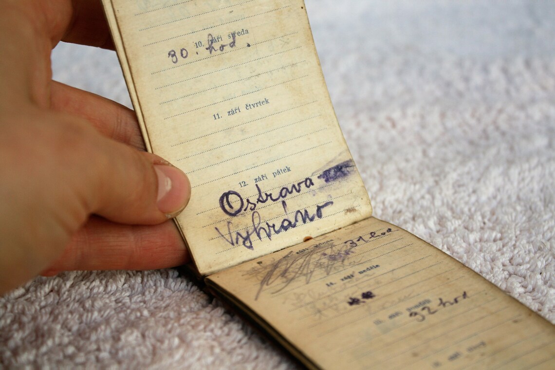 1930s Diary, POCKET CALENDAR, Leather Notebook, Vintage Notebook ...