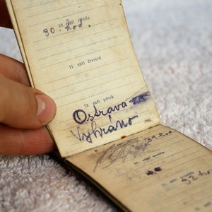 1930s Diary, POCKET CALENDAR, Leather Notebook, Vintage Notebook ...
