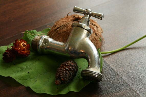 3/4 Water Faucet 1950s Old Brass Spigot Water Spigot | Etsy