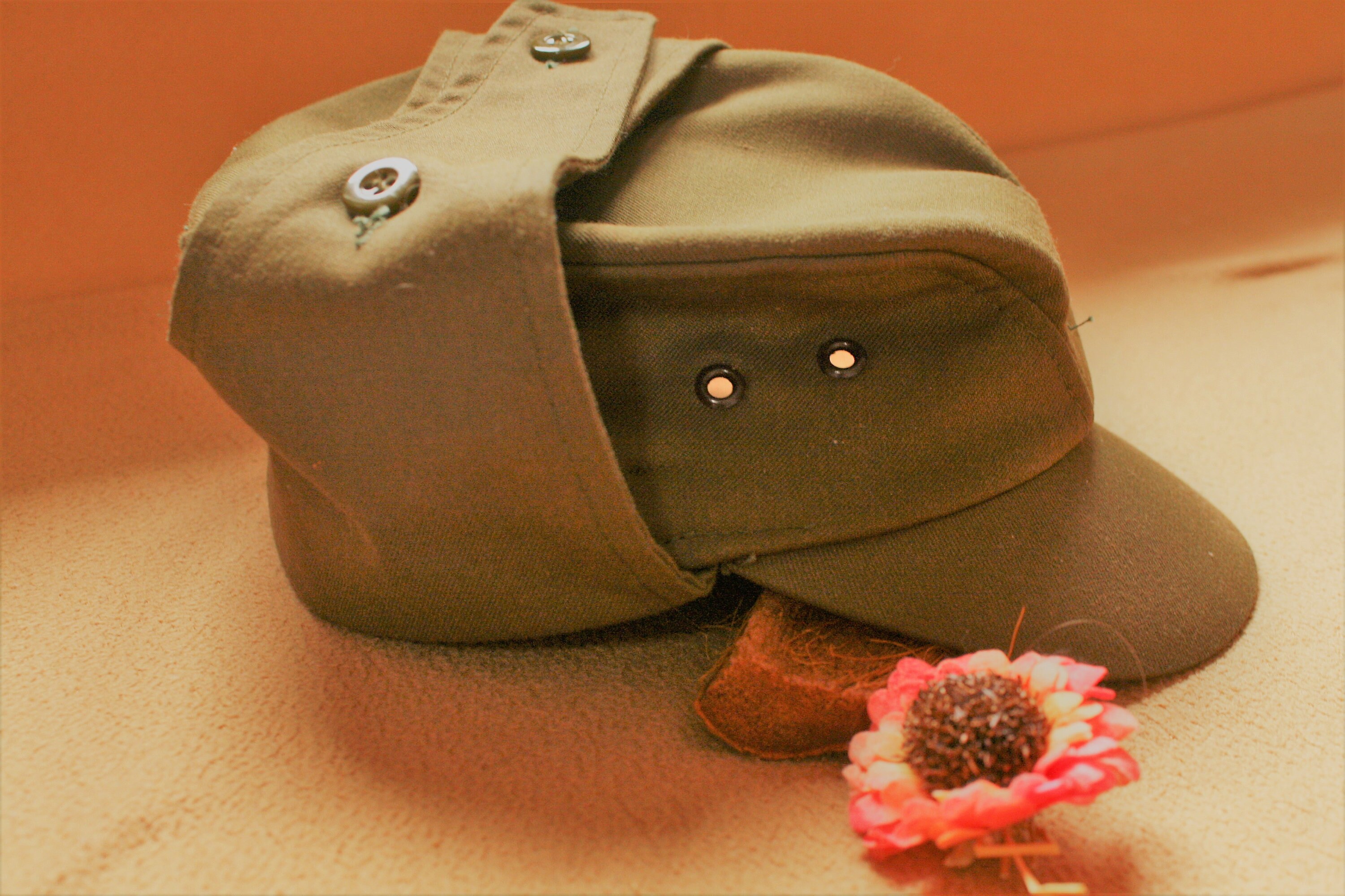 Military Cap Peaked Cap Vintage Peaked Cap Soviet Peaked | Etsy