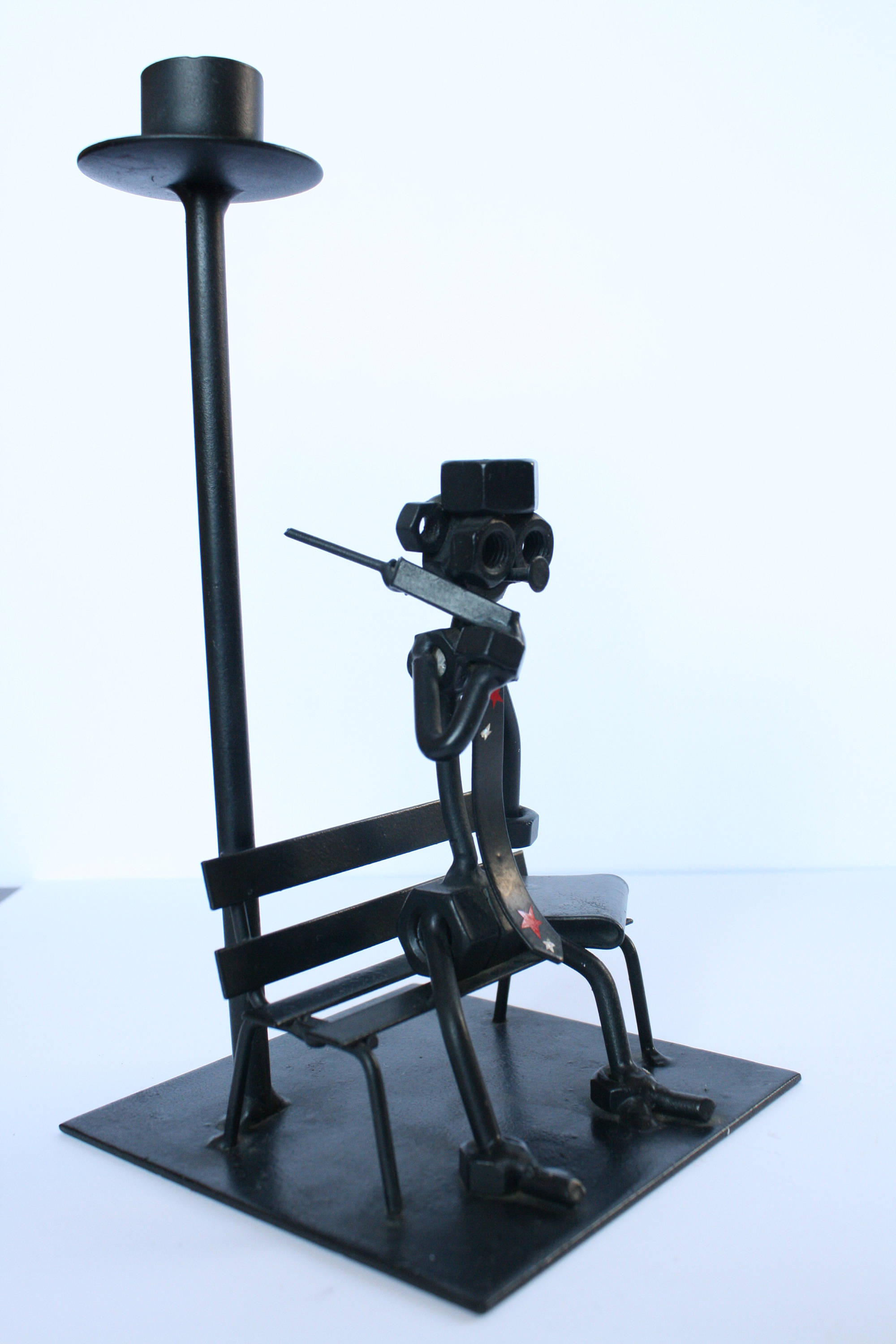 Art Candlestick Metal Spark Plug Art Retirement Spark Plug | Etsy