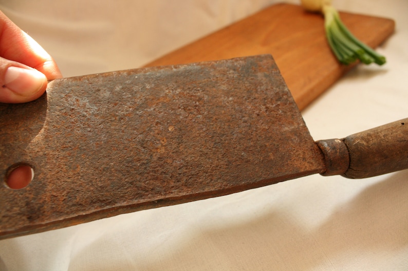 Vintage Cleaver Meat Cleaver Antique Meat Knife Chopper - Etsy