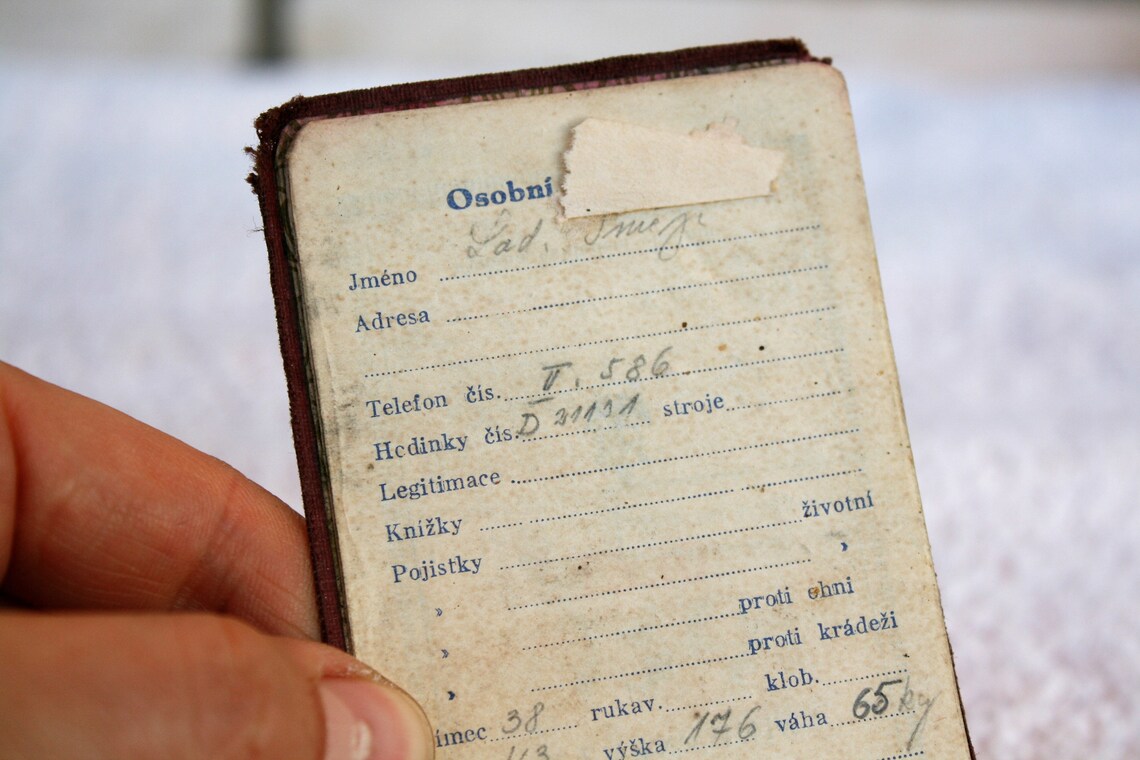 1930s Diary, POCKET CALENDAR, Leather Notebook, Vintage Notebook ...