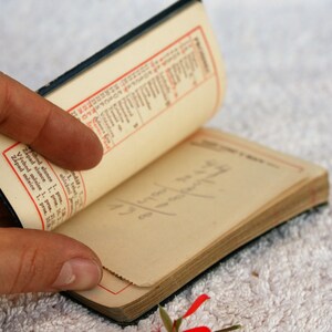 1930s Diary, POCKET CALENDAR, Leather Notebook, Vintage Notebook ...