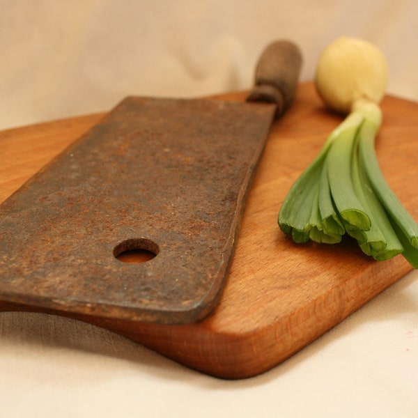Antique Meat Cleaver - Etsy