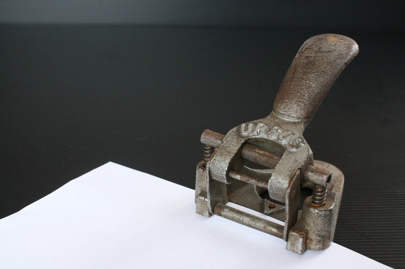 Vintage Paper Punch Industrial Hole Punch Vintage Hole - Etsy
