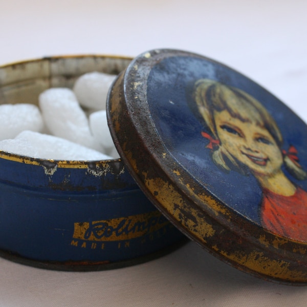 Antique Tin Box - Etsy