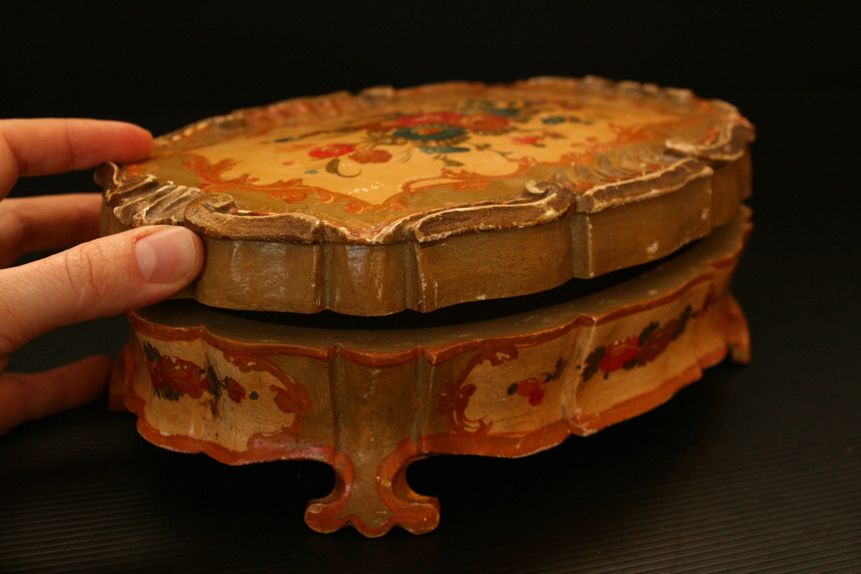 ANTIQUE BOX 1800s Wooden Carved Box Wooden Box Wooden | Etsy