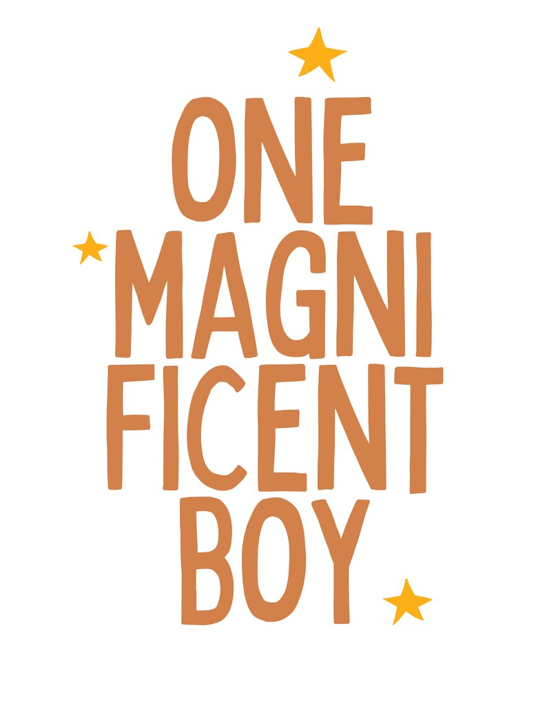 Magnificent Boy Print, Starry Eyed Child Print, Whimsical Playroom ...