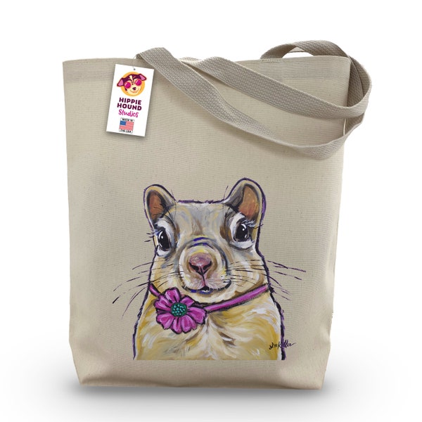 Squirrel Tote Bag - Etsy