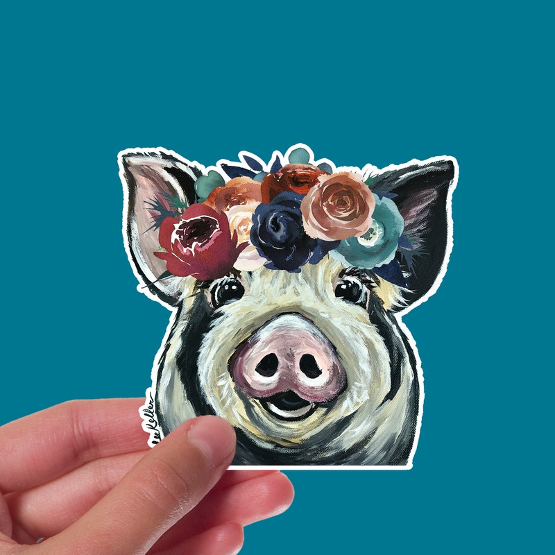 Pig Stickers - Etsy