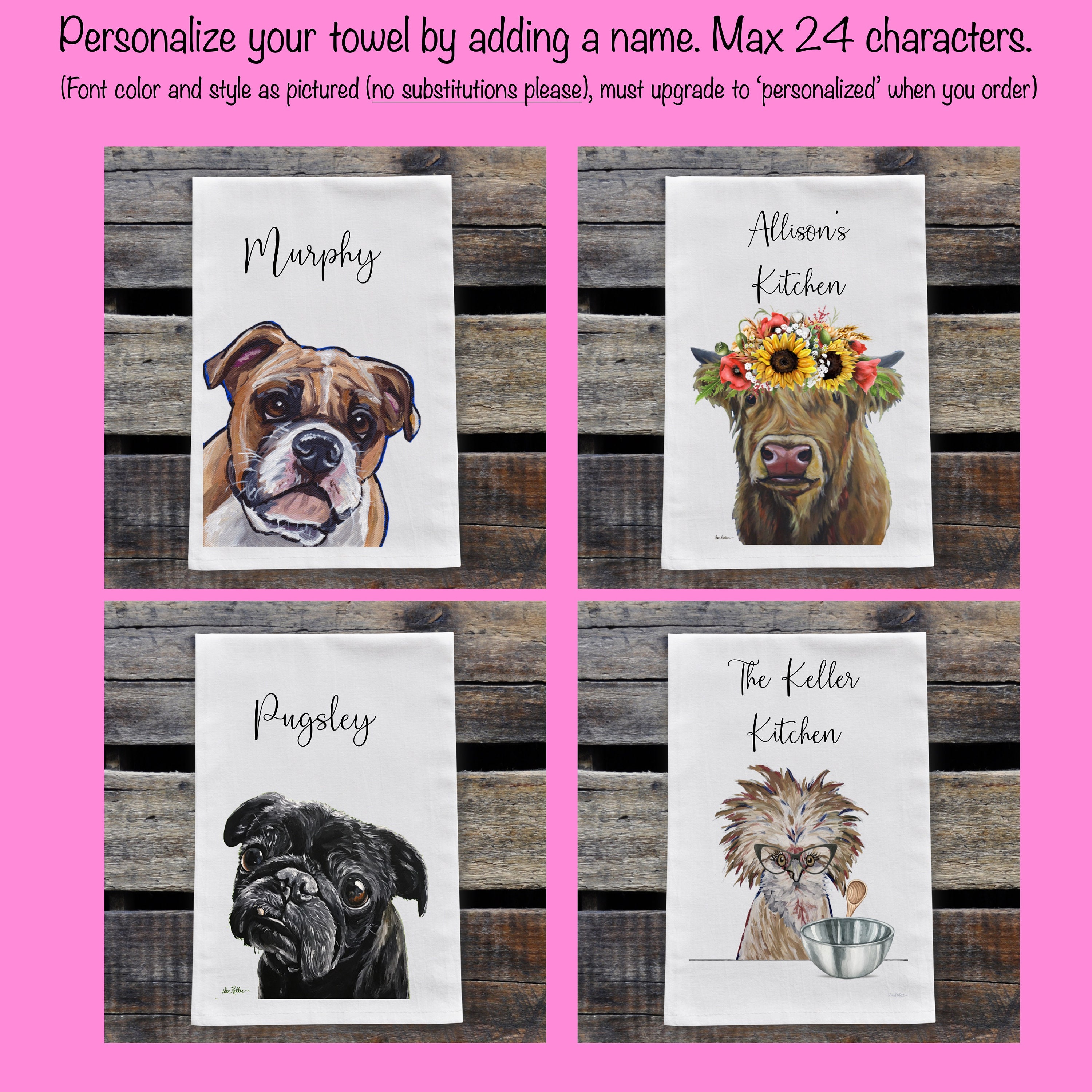 Orange Tabby Cat Tea Towel, Cat Tea Towel, Tabby Cat Flour Sack Towel ...