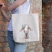 Goat Tote Bag Goat Lover Gift Cute Goat Art on Tote Bag Farm Animal ...