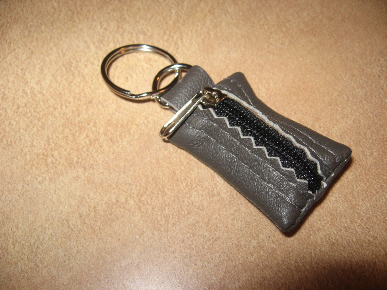 100% Real Genuine Leather Small Keyring Key Pouch Purse Wallet - Etsy