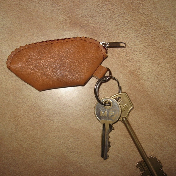 Leather Keyring - Etsy