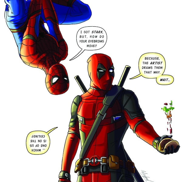 Spideypool - Etsy