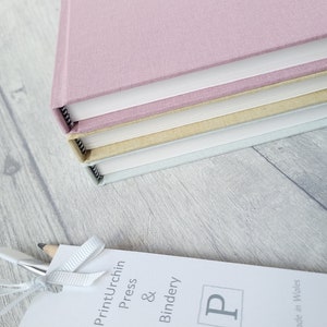 Rose Linen Fabriano Rosaspina Octavo* Studiobook. HP, Light Ivory Paper ...