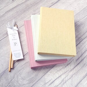 Rose Linen Fabriano Rosaspina Octavo* Studiobook. HP, Light Ivory Paper ...