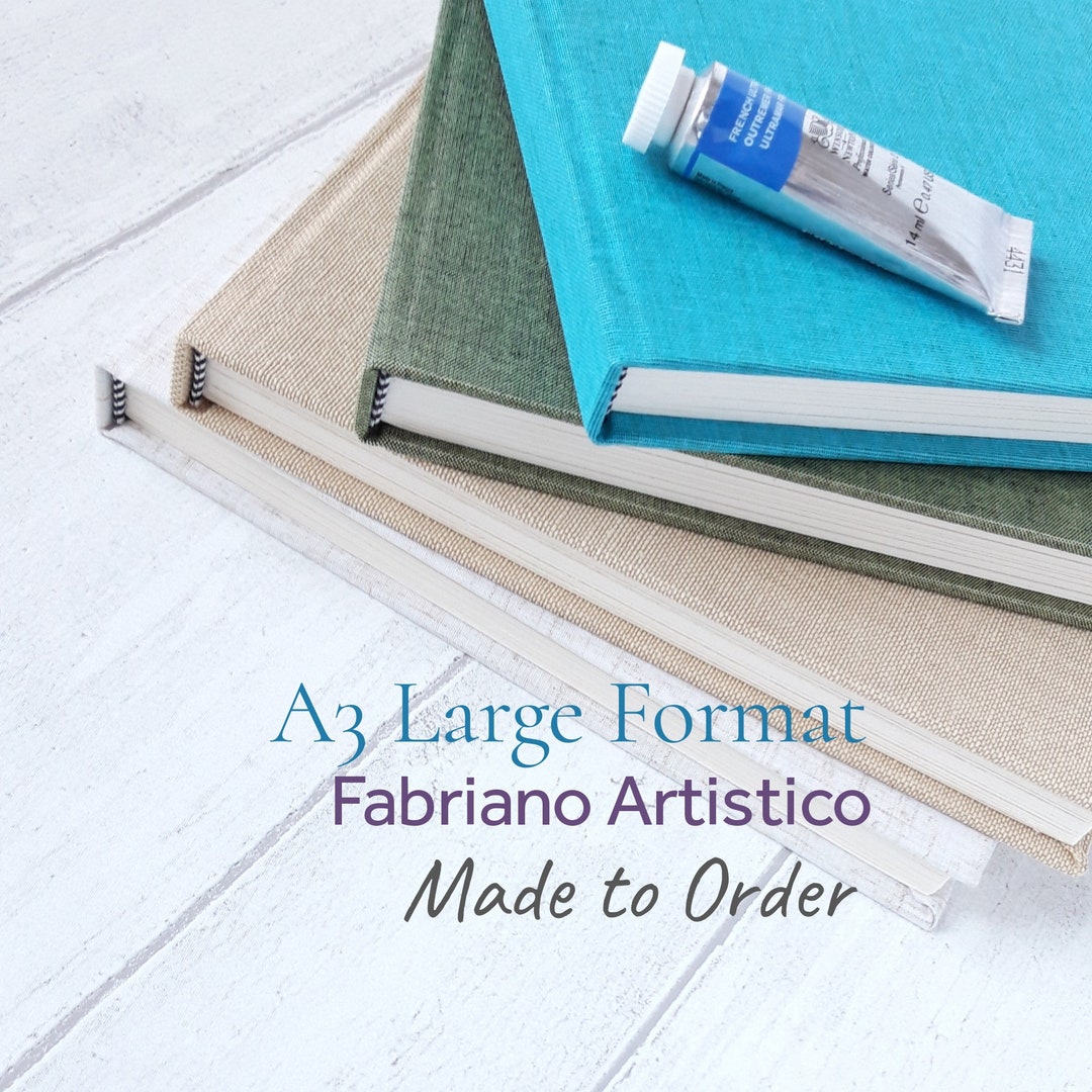New! A3 Fabriano Artistico, Made to Order, Choice of Colours, 2 Formats ...
