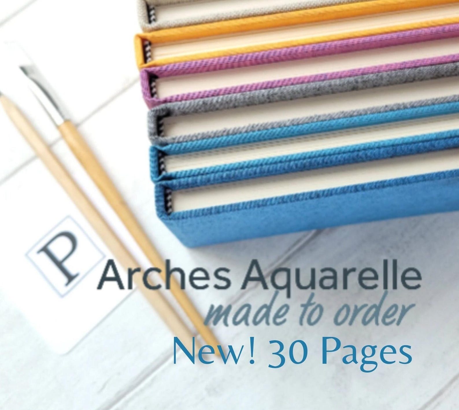 Arches Aquarelle Made to Order, Choice of Colours, 3 Formats, 3 Paper ...