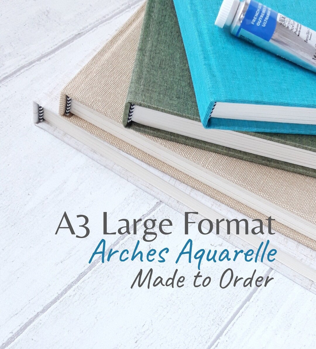 A3 Arches Aquarelle Sketchbook, Hot/rough/cold Pressed Paper, 22 Pages ...