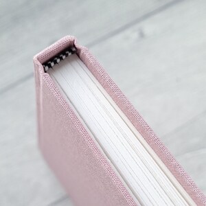 Rose Linen Fabriano Rosaspina Octavo* Studiobook. HP, Light Ivory Paper ...