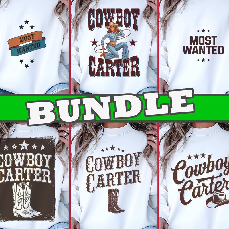 Cowboy Graphics - Etsy