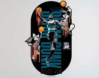 Space Jam Wall Decal - Etsy