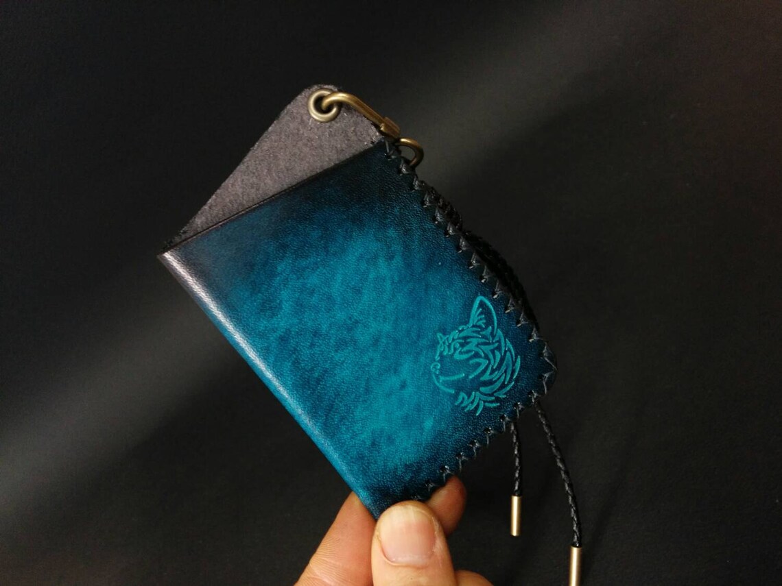 Neck Card Caseleather Card Caseleather Card Holderbusiness - Etsy