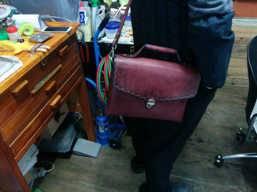 Mini Briefcase, Leather Briefcase,mens Clutch,mens Briefcase, Mens Bag ...