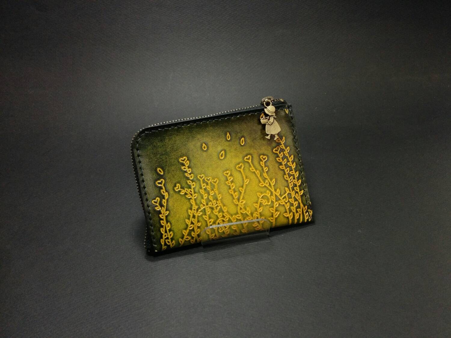 Leather Wallet Girl Leather Wallet Girl's Wallet - Etsy