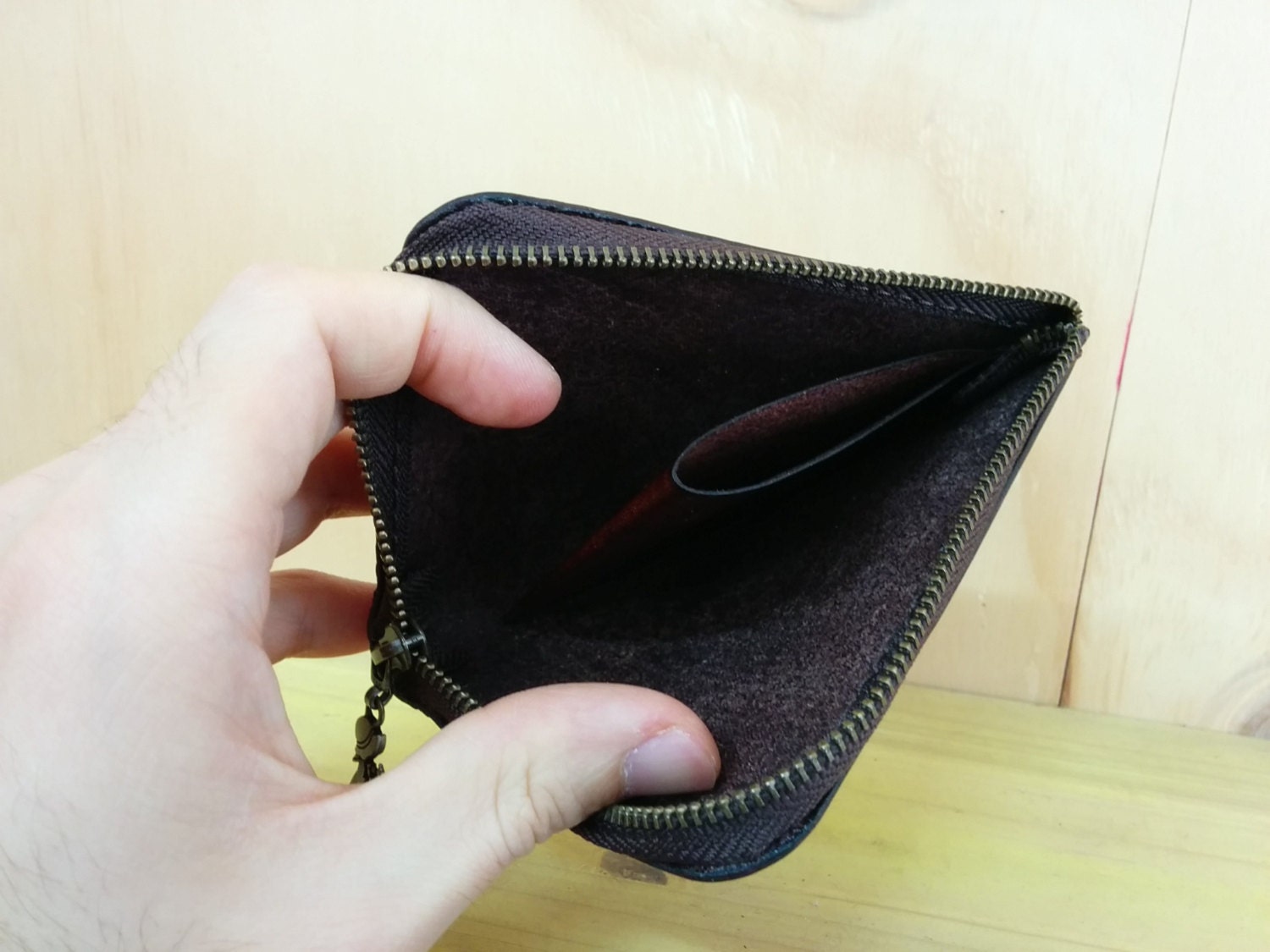 Leather Wallet Girl Leather Wallet Girl's Wallet - Etsy