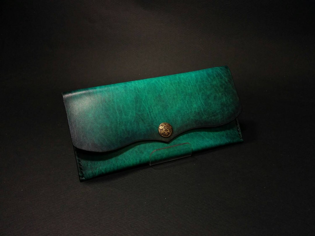 Leather Slim Wallet, Unisex Wallet,wallet,women Wallet,simple Wallet ...