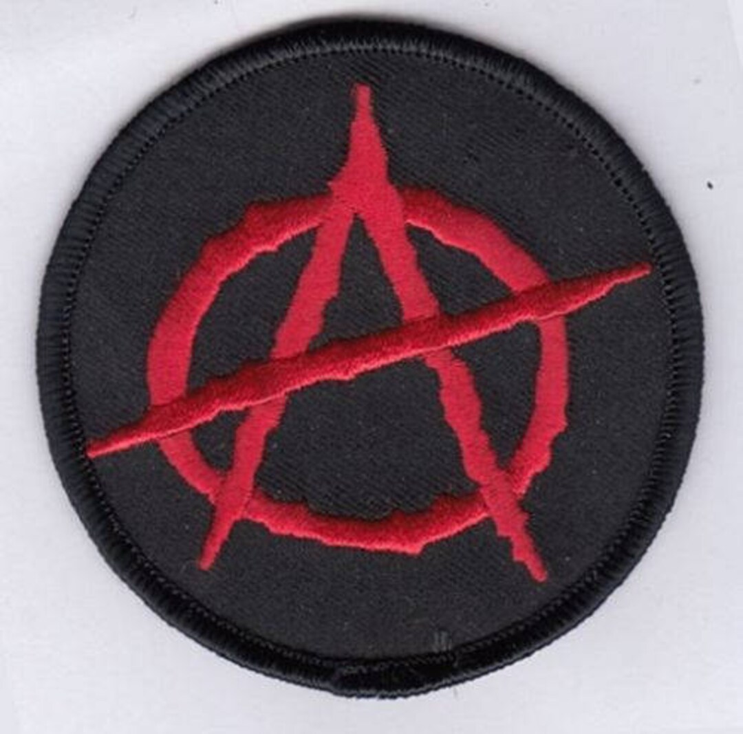 ANARCHY EMBROIDERED Iron-on Patch 3 Inches - Etsy