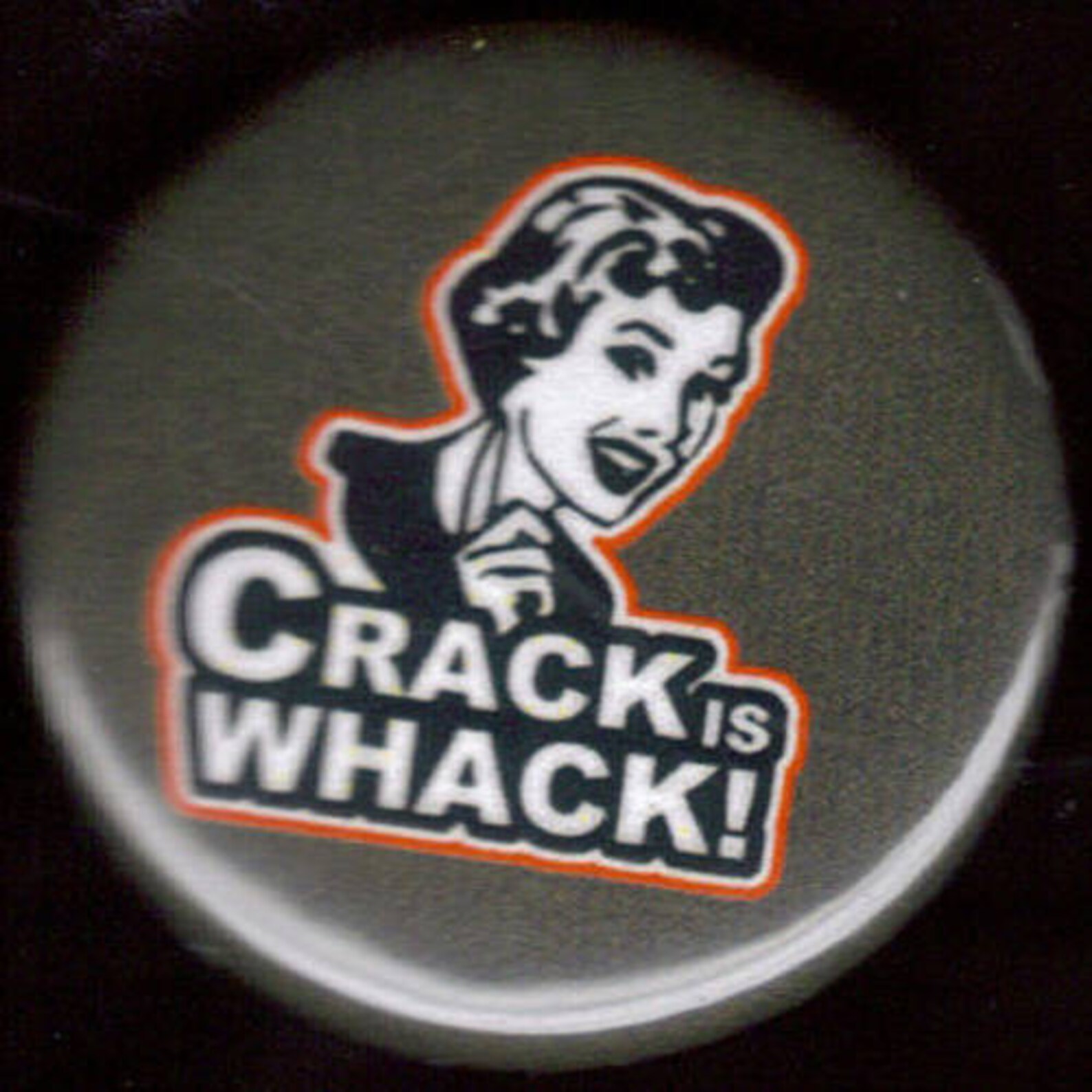 Crack Is Whack Pinback Buttons Badges Pack Etsy