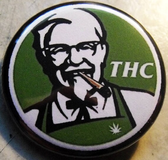 KFC THC pinback buttons badges pack | Etsy