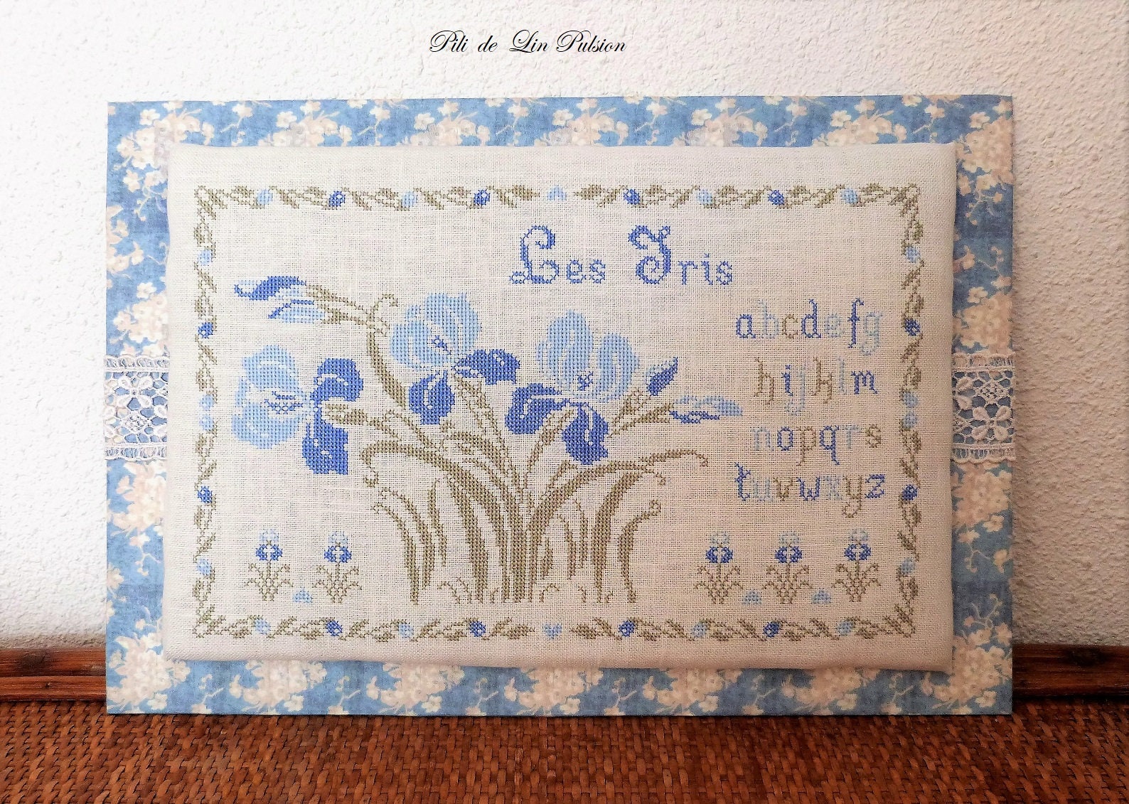 2 Charts in PDF: iris and lilies of the Field 2 Versions - Etsy