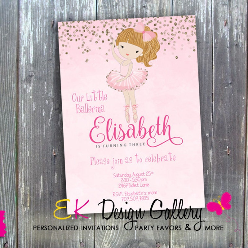 Ballet Theme Party - Etsy