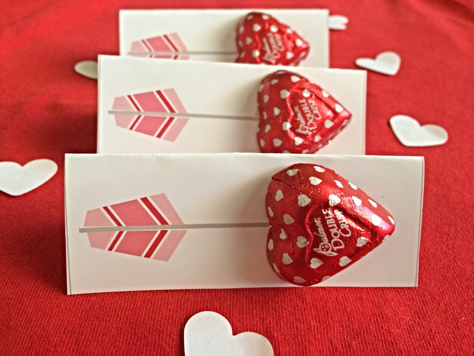 Arrow Valentines Cards Classroom Exchange Treat Favor Gift | Etsy