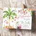 Mele Kalikimaka Christmas Invitation: Tropical Palm Tree Invite ...