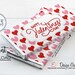 Valentine Hearts Chocolate Bar Wrapper, Classroom Exchange Valentine's ...