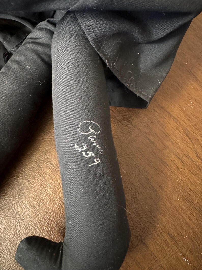 1970s Handmade Soft Sculpture Rabbi Doll - Signed and Numbered by ...