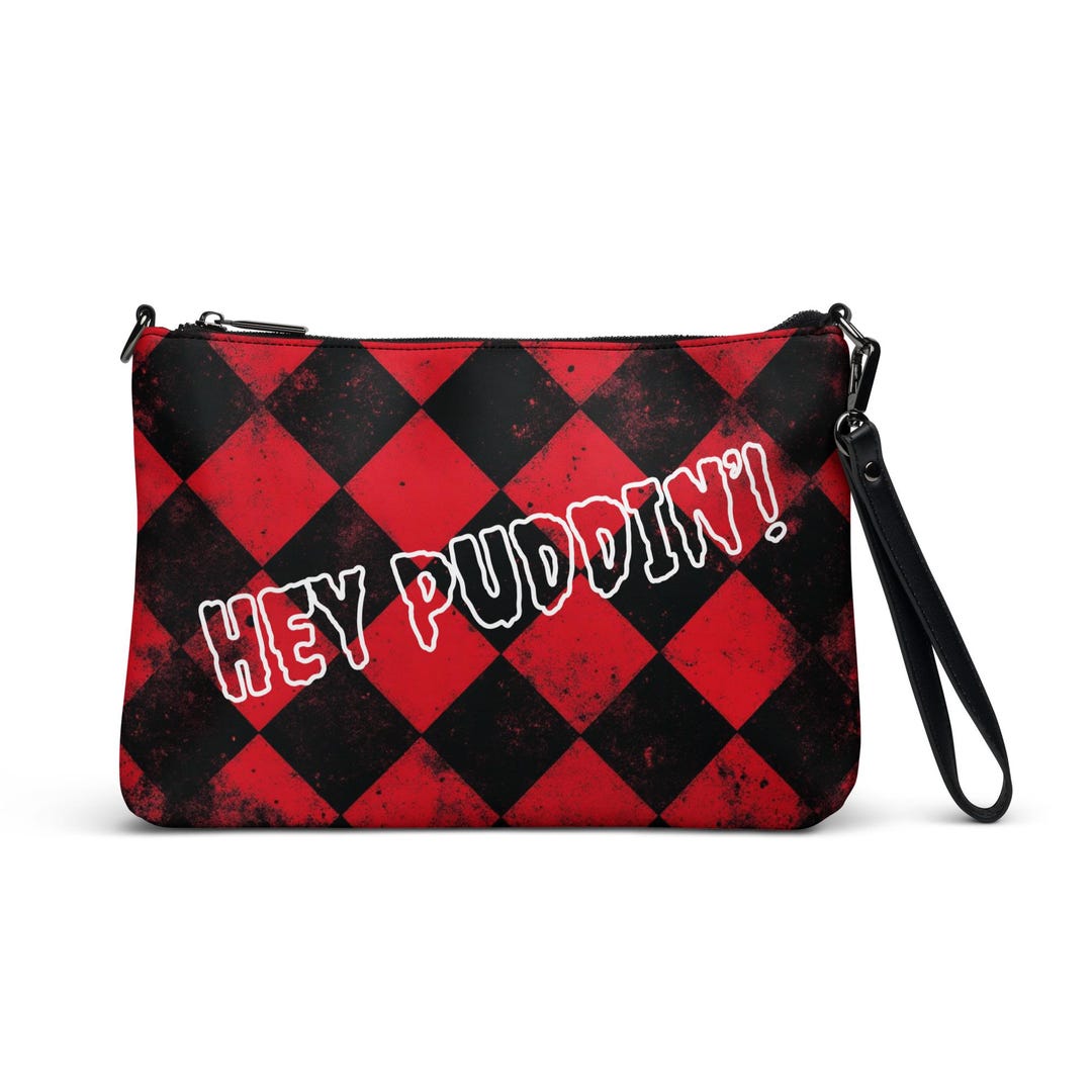 Exclusive 'hey Puddin' Harley Quinn Inspired Crossbody Bag Bold, Unique ...