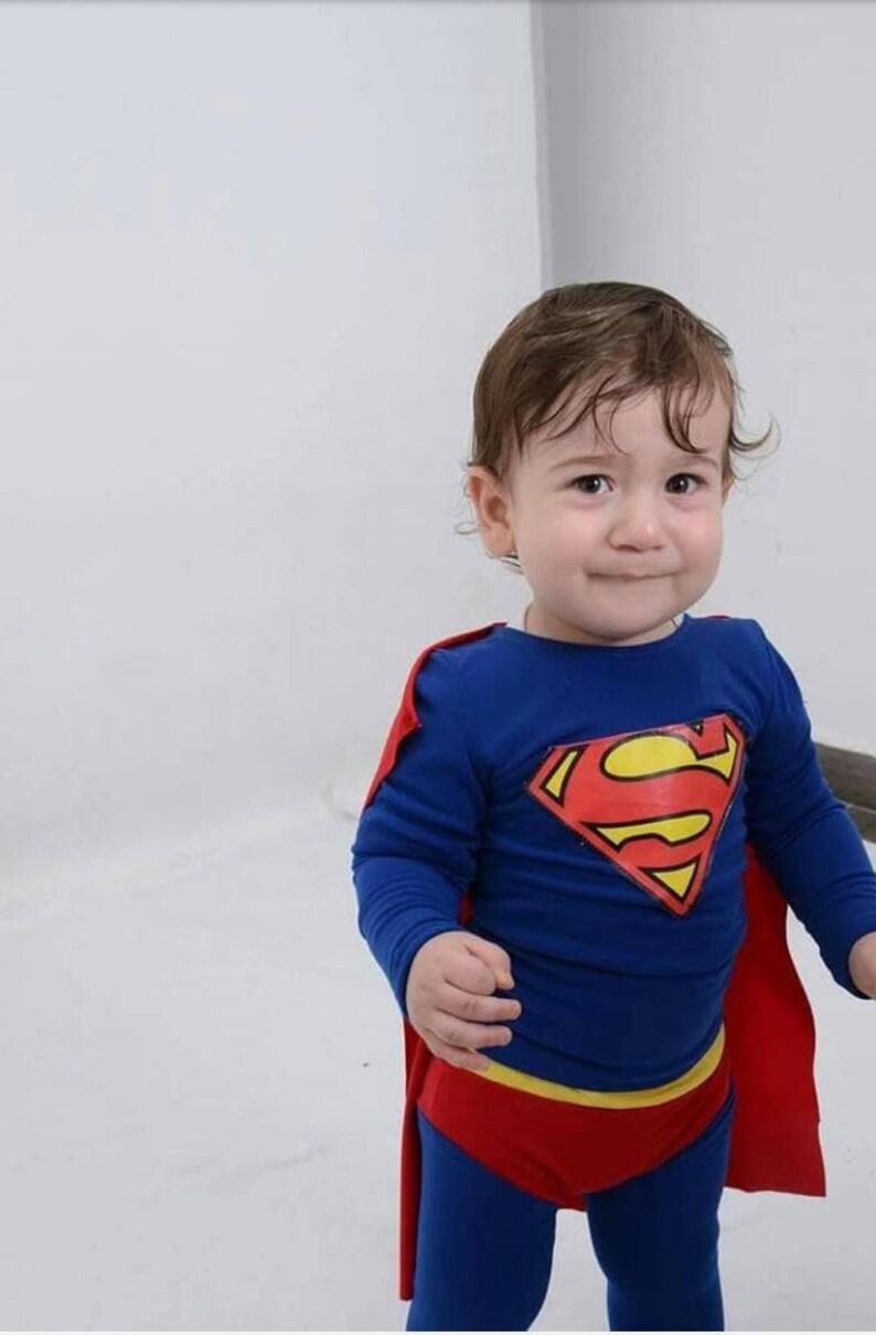 Superman Inspired Baby Costume for Little Heroes Gift - Etsy