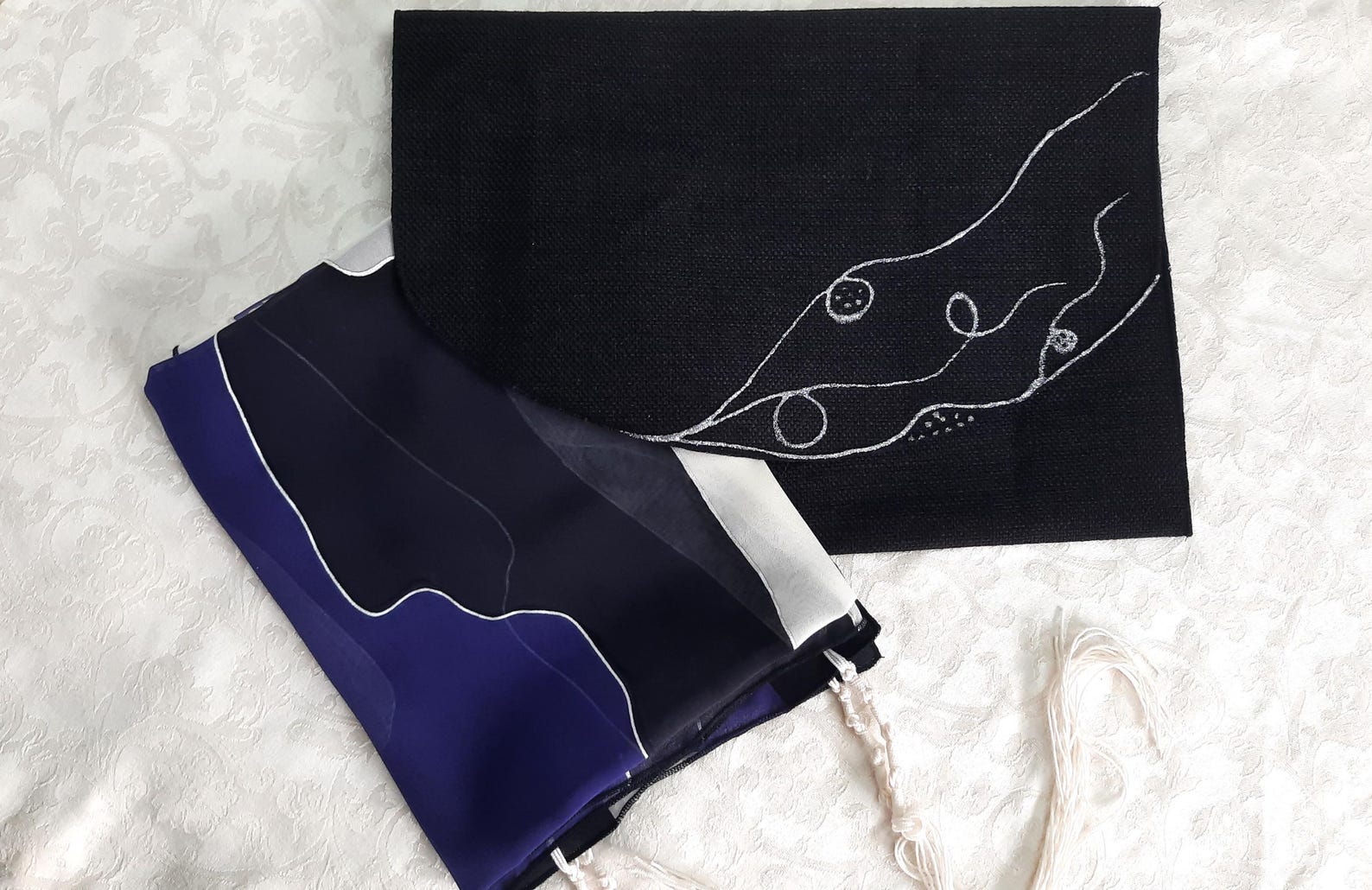 TALLIT new Colors traditional Modern Design Hand Painted Women & Girls ...