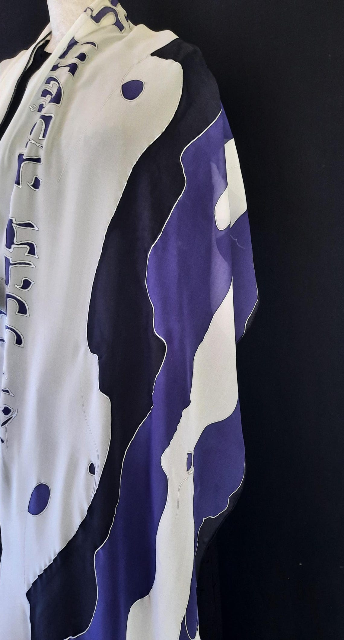 TALLIT new Colors traditional Modern Design Hand Painted Women & Girls ...