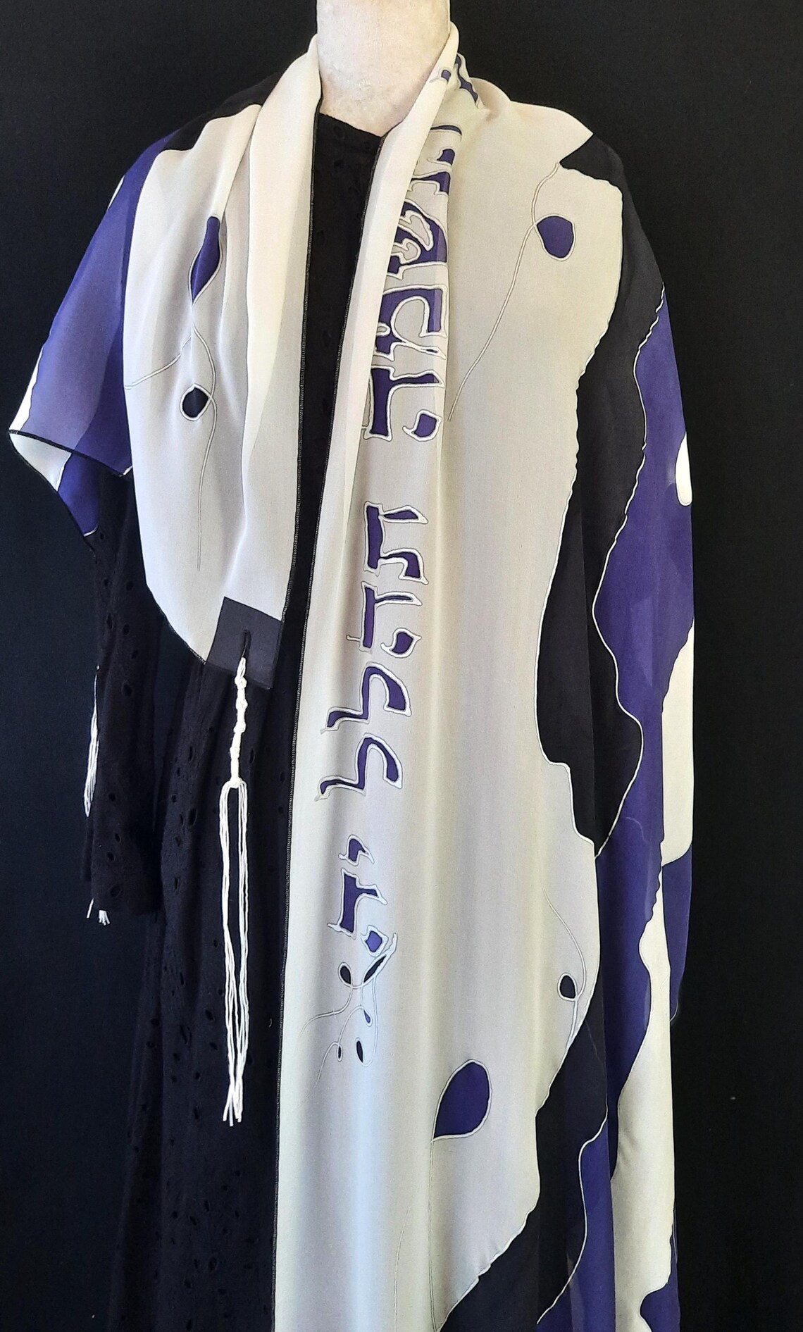 TALLIT new Colors traditional Modern Design Hand Painted Women & Girls ...