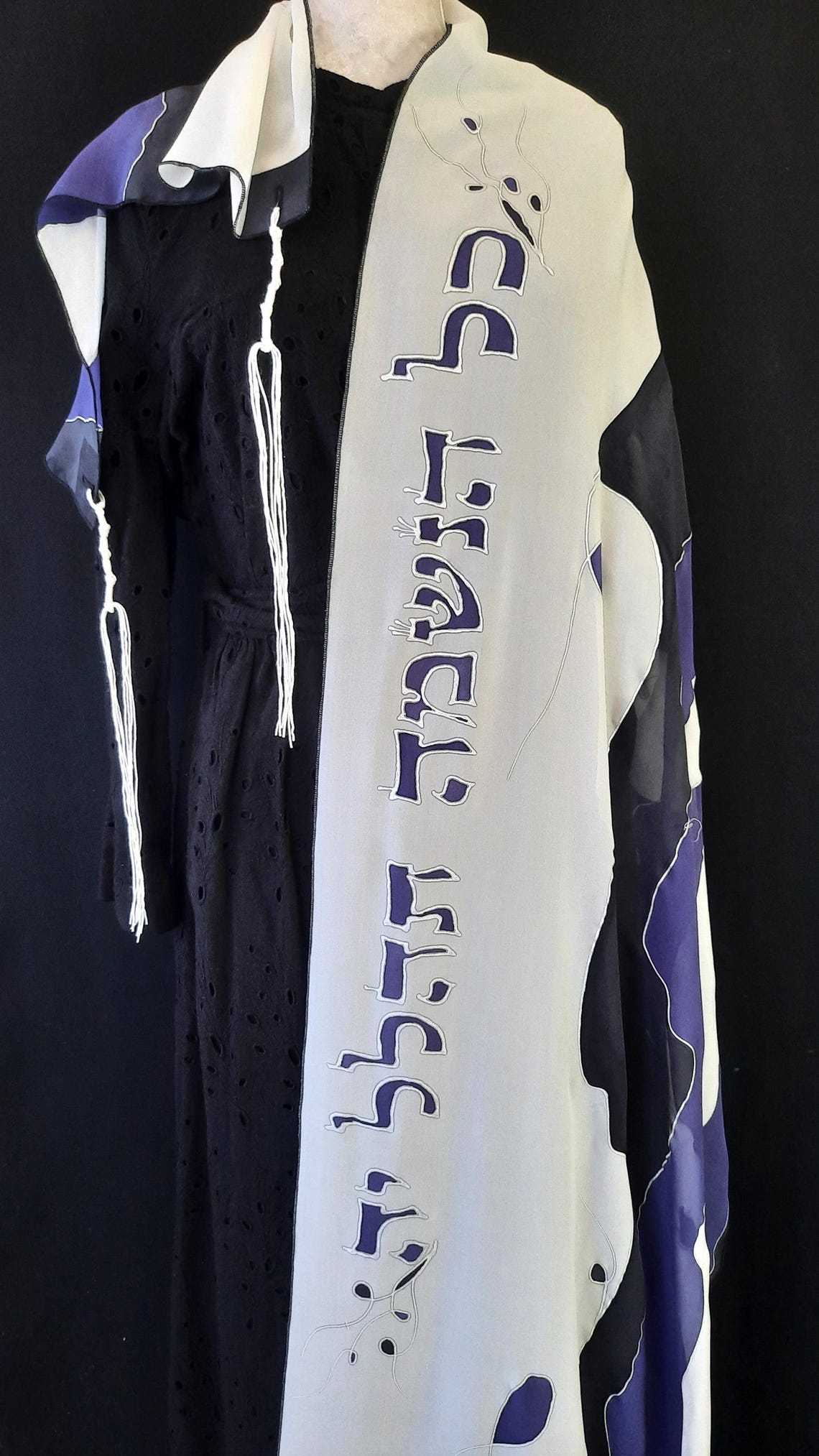 TALLIT new Colors traditional Modern Design Hand Painted Women & Girls ...