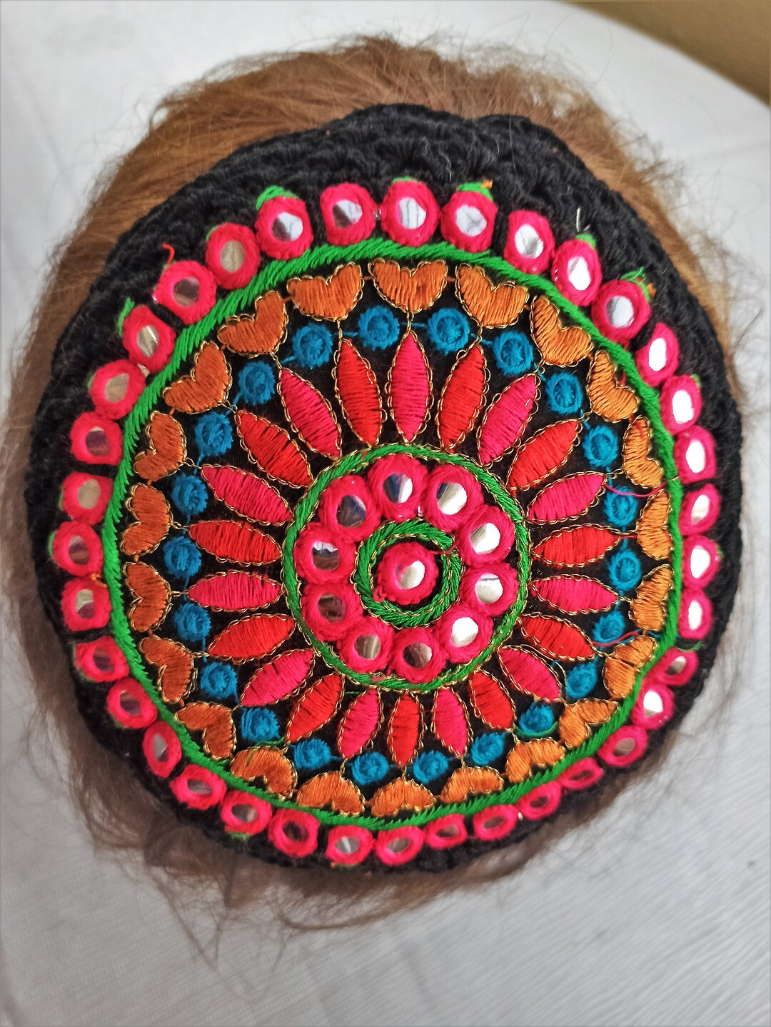 New and Unique Women's Kippah the Center is Stitched - Etsy