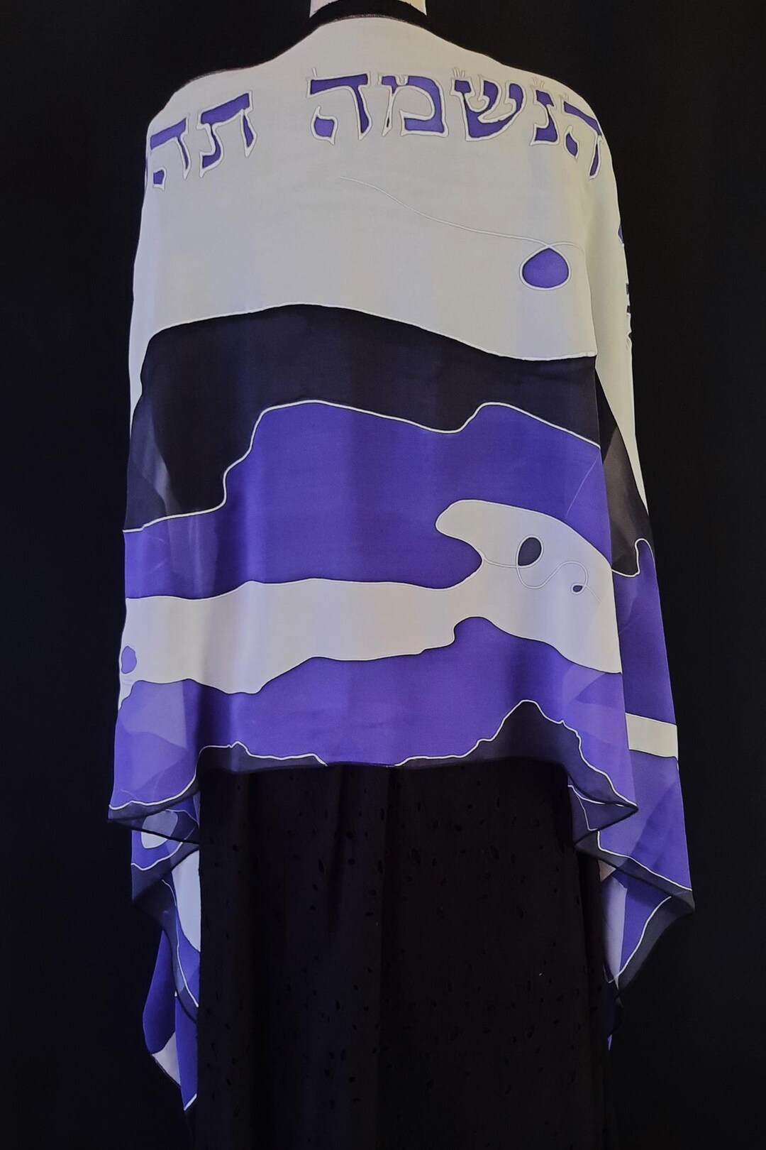 TALLIT new Colors traditional Modern Design Hand Painted Women & Girls ...